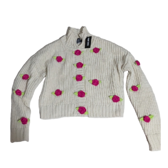 Hot Topic | Sweaters | Nwt Hot Topic Cardigansweet Society Cream ...